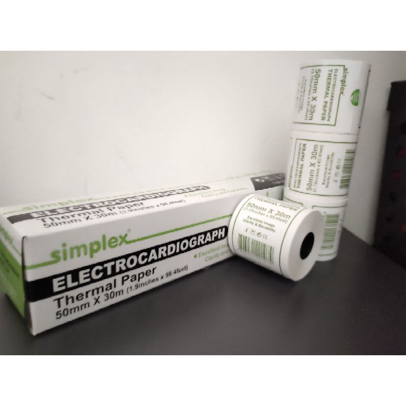ECG PAPER (Electrocardiograph Thermal Paper) SIMPLEX sold per piece ...