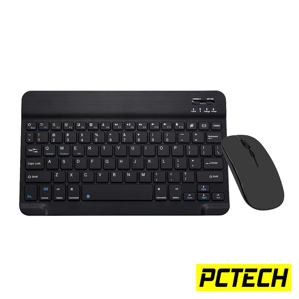 Popcorn 10 Inches Keyboard And Mouse Set Wireless Slim Portable ...