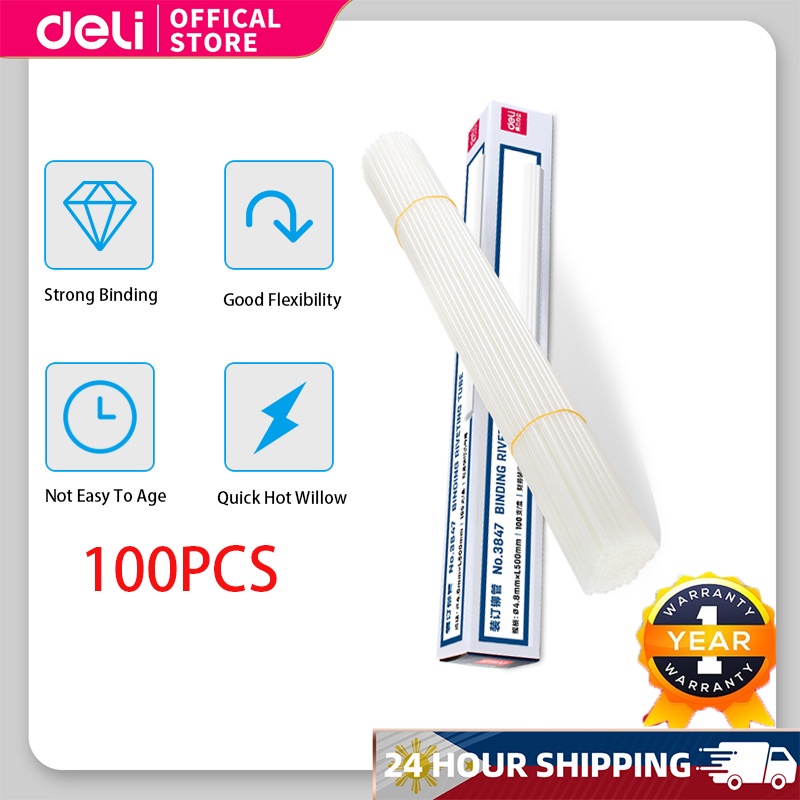 Deli 100pcs Binding Riveting Tube 4.8x500/5.2x500mm Binding Willow ...