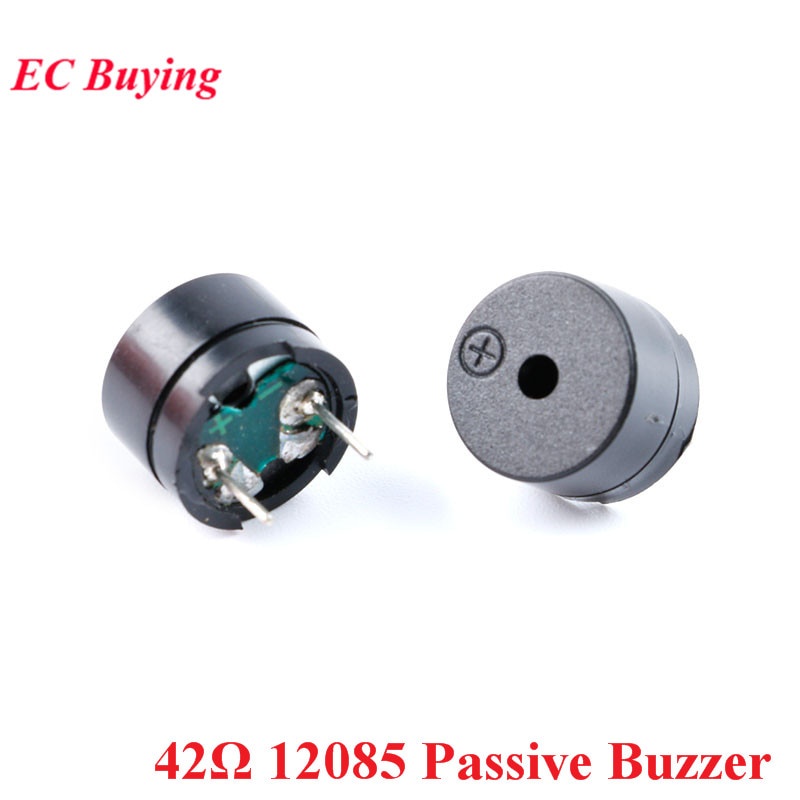 10pcs 42Ω Passive Buzzer 12MM*8.5MM 12085 42R 42 ohms Resistance AC 3V ...