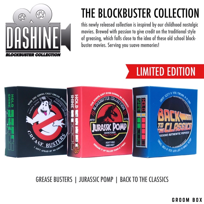 Dashine BlockBuster Collection Oil Based Pomade | Shopee Philippines