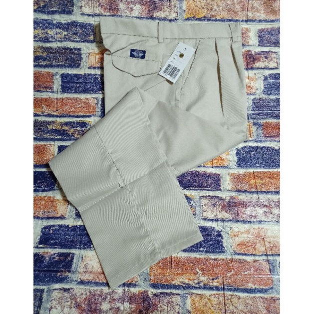 Slacks Cream Twill Cotton Fabric for Men's adult Size:28-40 | Shopee ...