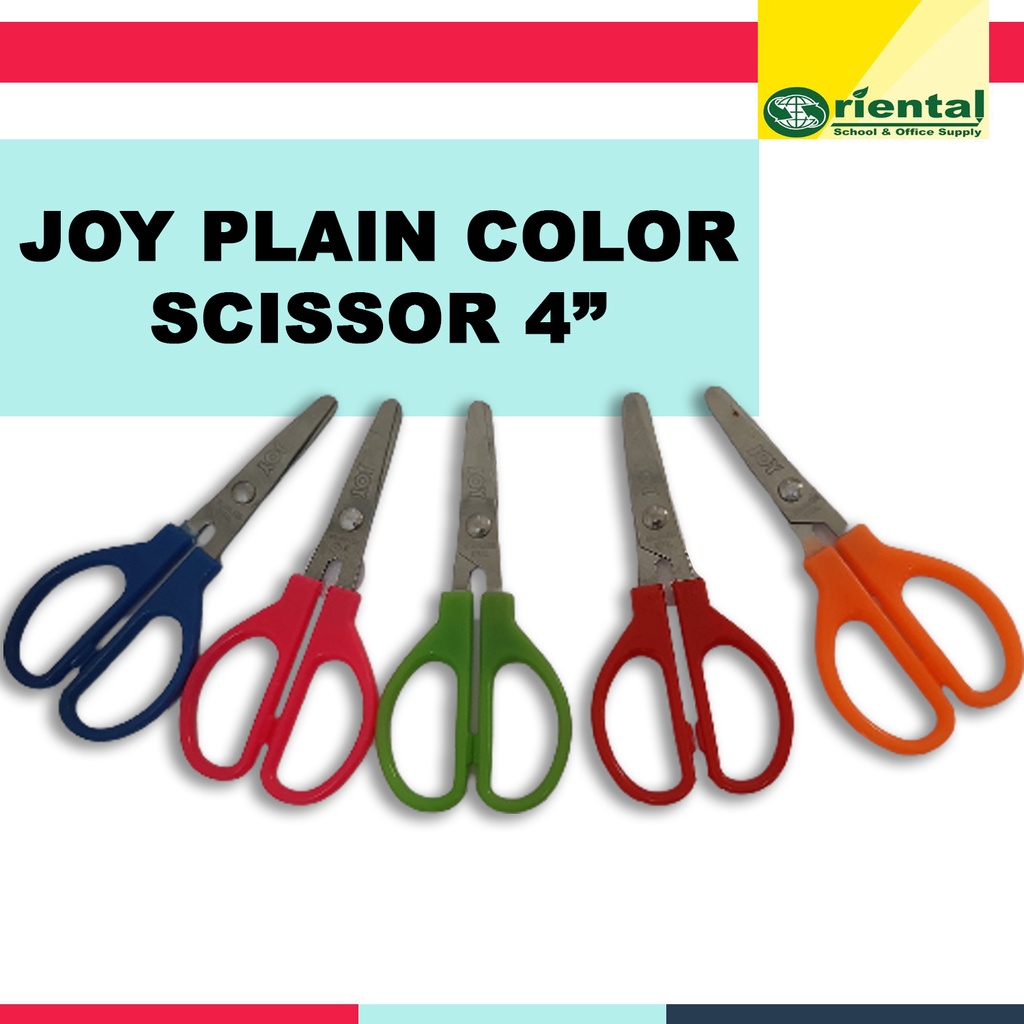 Joy 4 inches Scissors for Kid - School or DIY Arts & Crafts Supplies ...