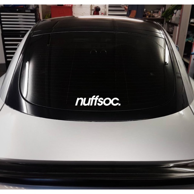 Nuffsoc White sticker / Nuffsaid Official | Shopee Philippines