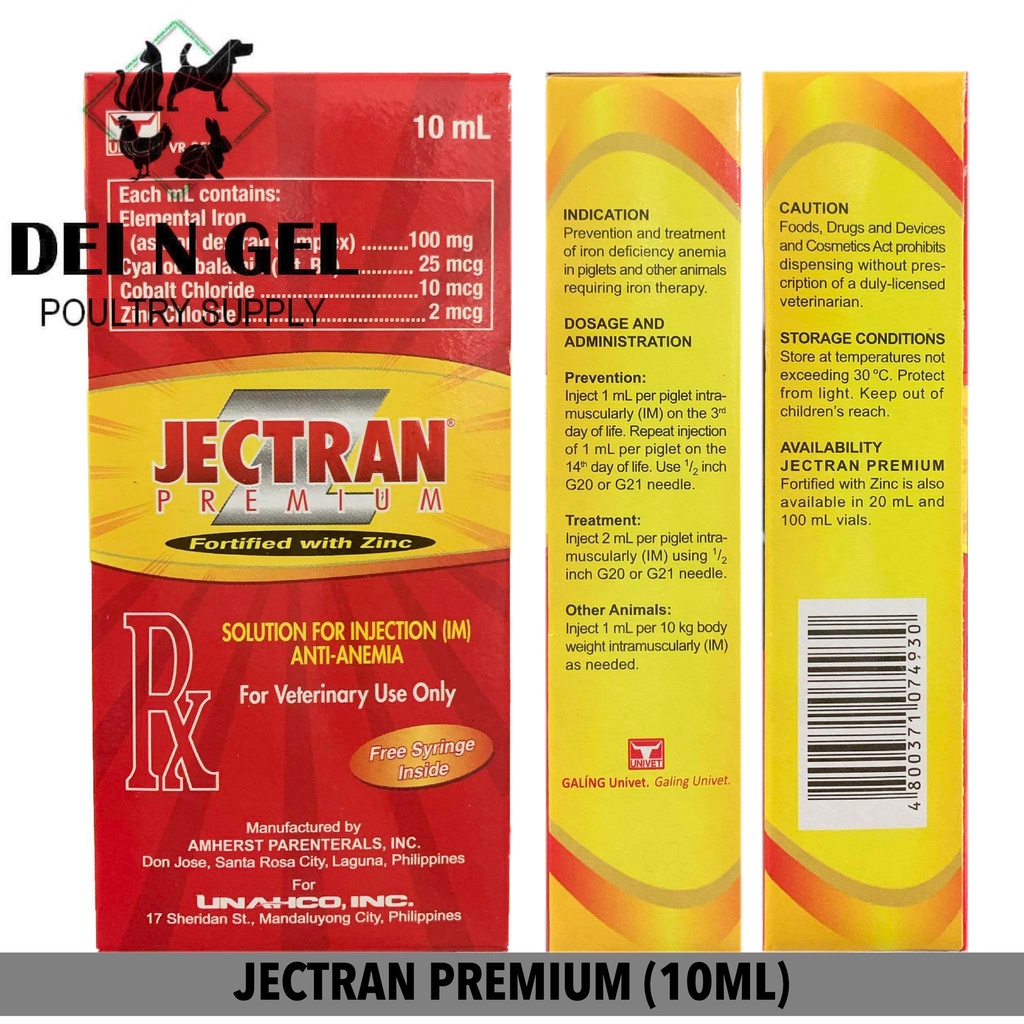 Jectran Premium with Zinc (10/20/100ml) | Shopee Philippines