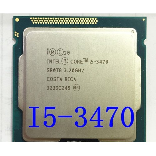 Intel Core i5 3470 - 4 Core 4 Threads 6M Cache Socket 1155 | Shopee ...