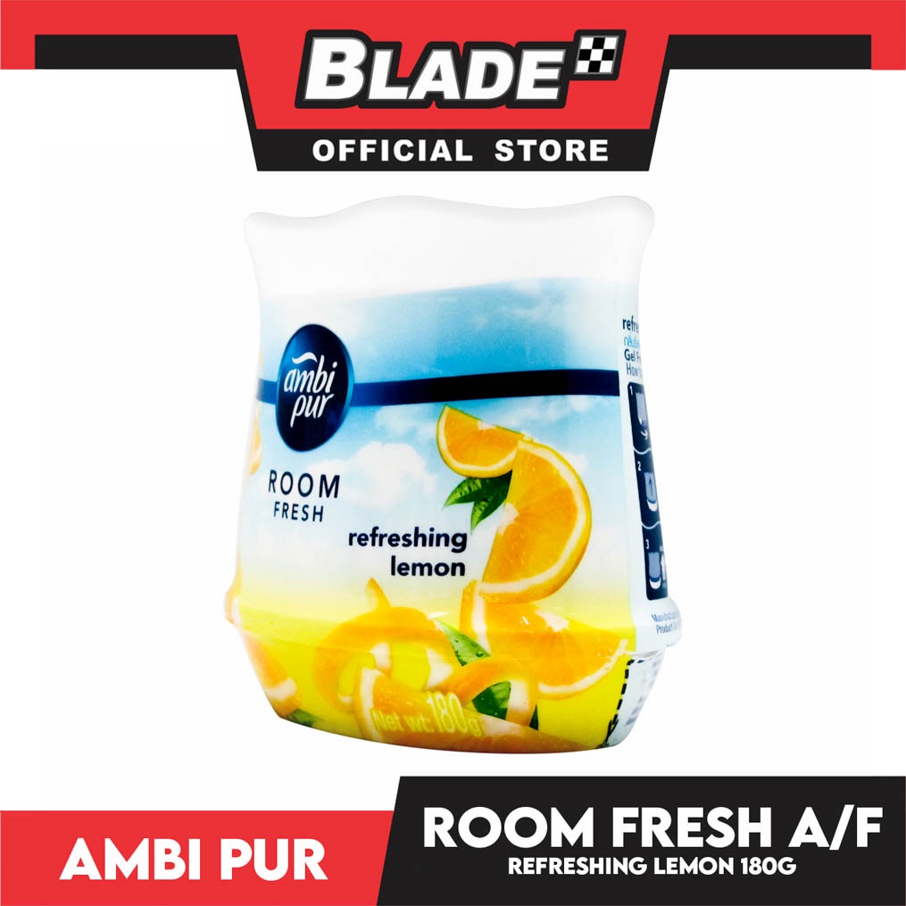 Ambi Pur Room Fresh Air Freshener (Refreshing Lemon) 180g | Shopee Philippines
