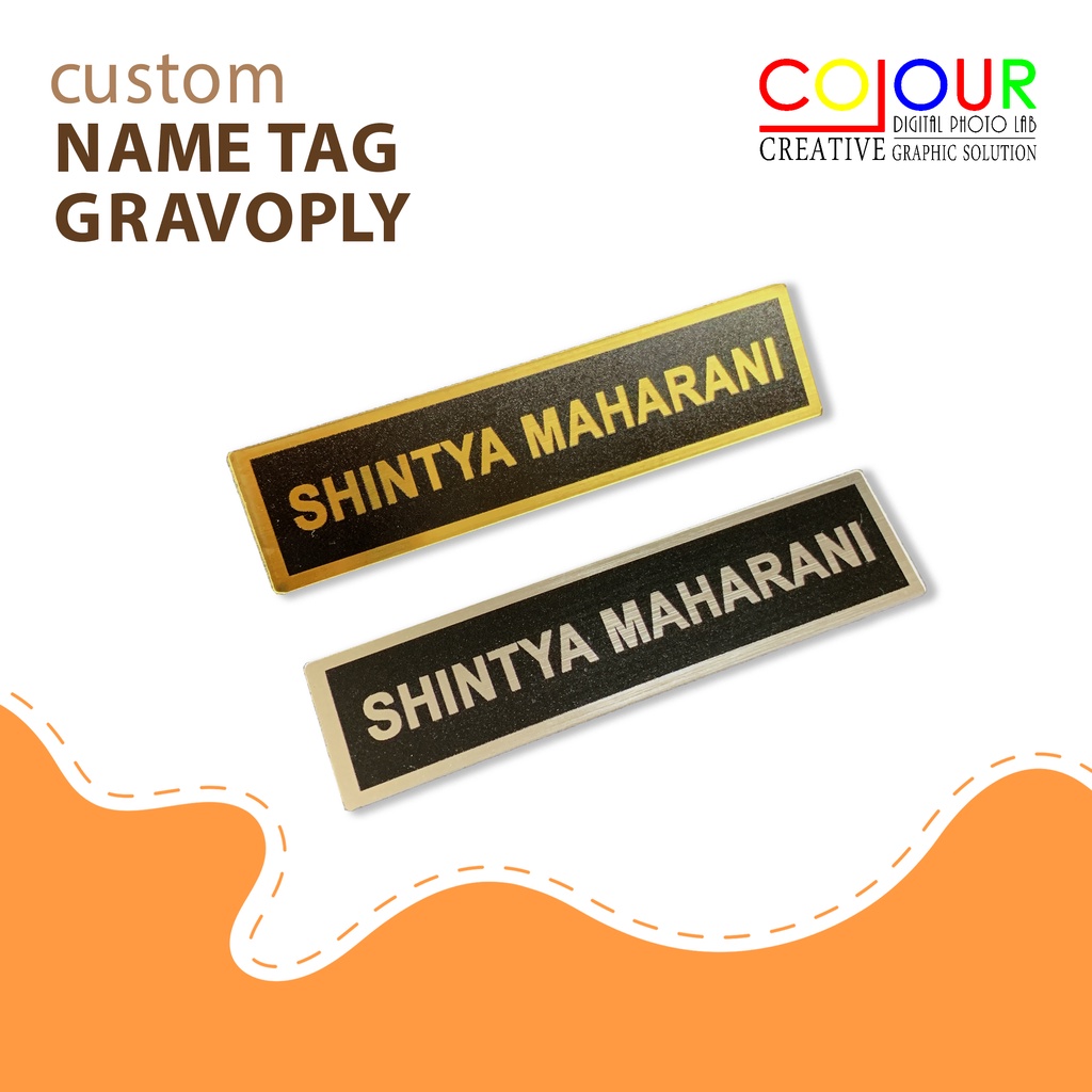 Name TAG/Chest NAME/GRAVOPLY NAME TAG - CUSTOM | Shopee Philippines