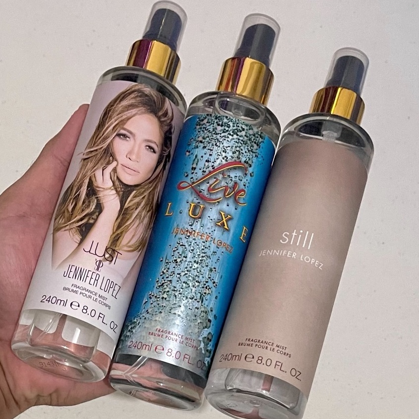 Jennifer Lopez Fragrance mist Jlo Still, JLust , Live Luxe for women 240ml | Shopee Philippines