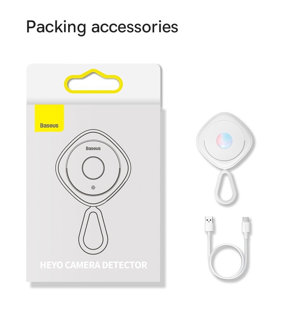 Baseus Camera Detector Hidden Camera Portable Detect Anti-Peeping ...