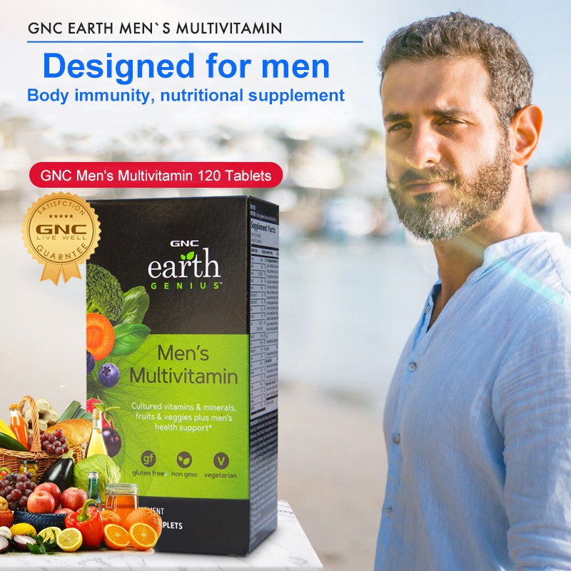 U.S. imports GNC natural men's multivitamin 120 capsules earth men's ...