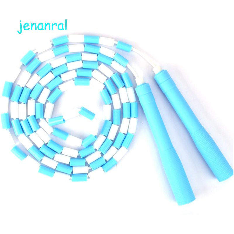 Color bamboo jump rope fitness jump rope children kindergarten adult ...