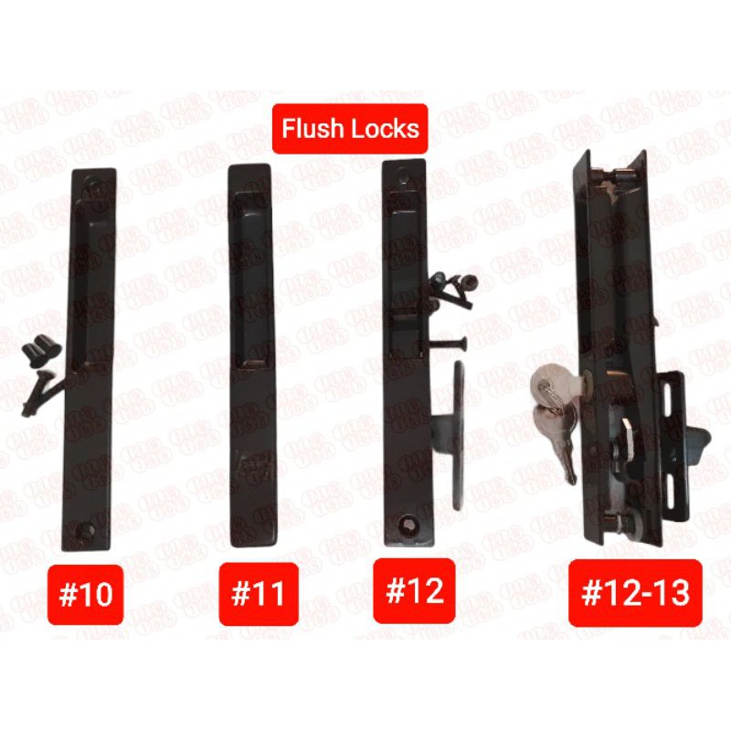 DLC Flush Lock # 10/11/12/13 (A/HA/White) | Shopee Philippines