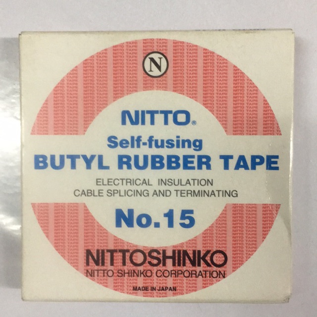 Nitto Self-Fusing Butyl Rubber Tape No. 15 Original | Shopee Philippines