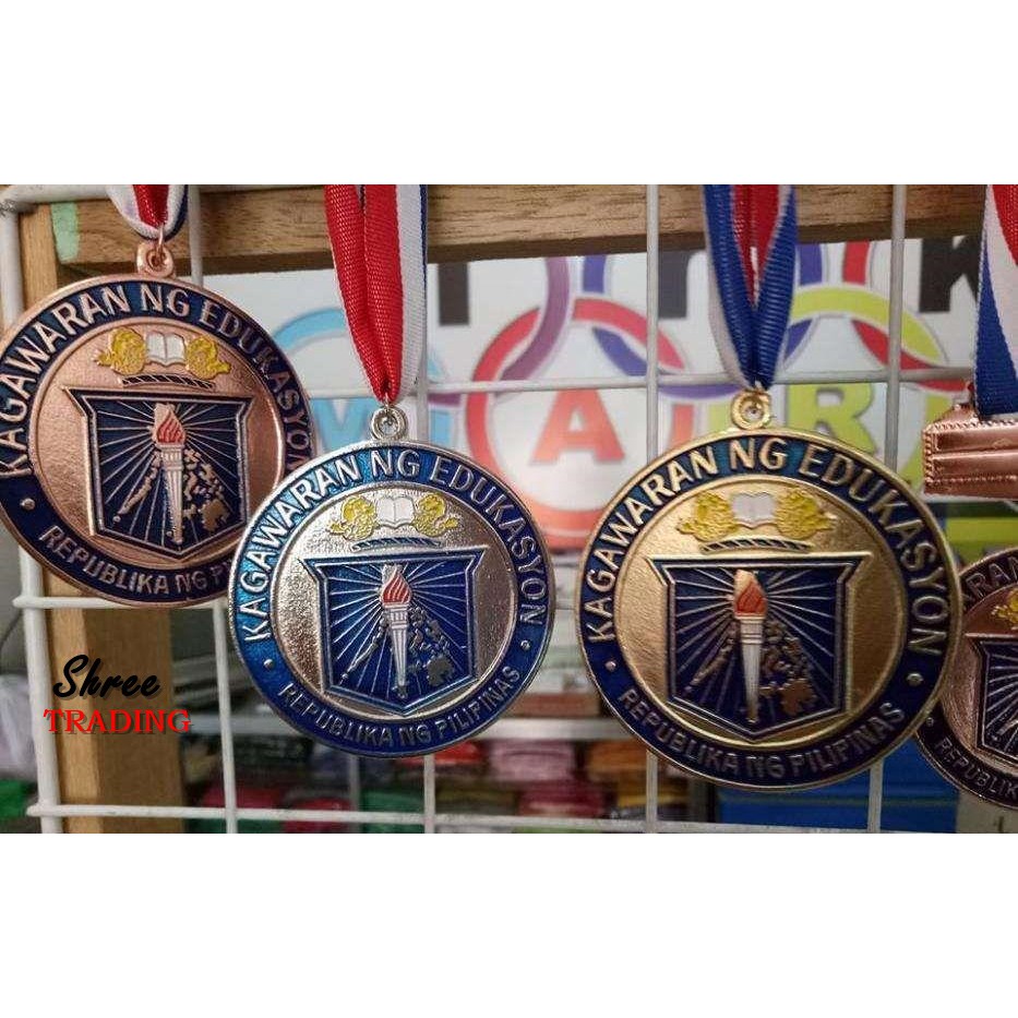 MEDALS DEPED SILVER 5CM ONE PIECE | Shopee Philippines