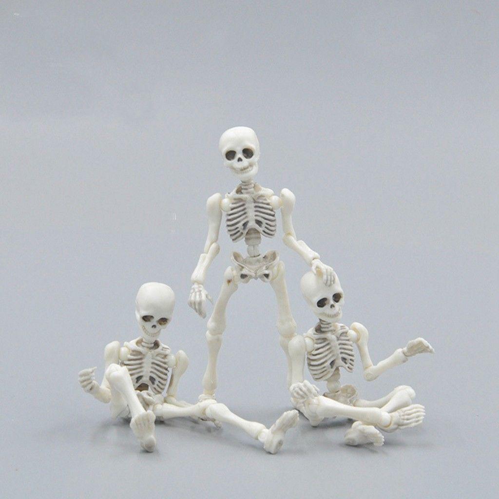 Skull Toy Pose Skeleton Human Body Flexible Action Figure | Shopee ...