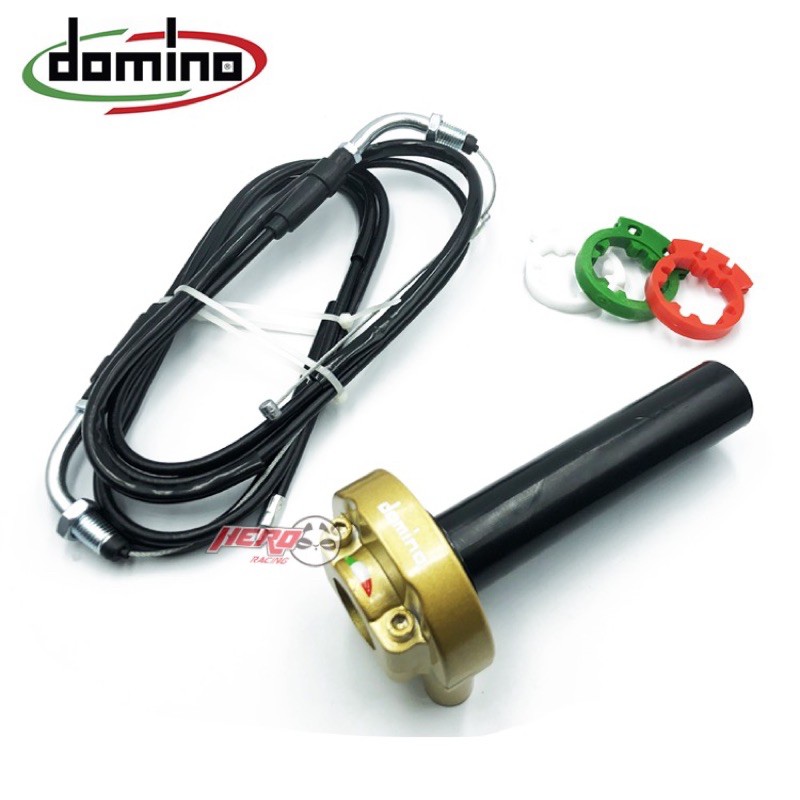 Domino Quick Throttle With Cables Universal Heavy Duty Aluminum Alloy ...