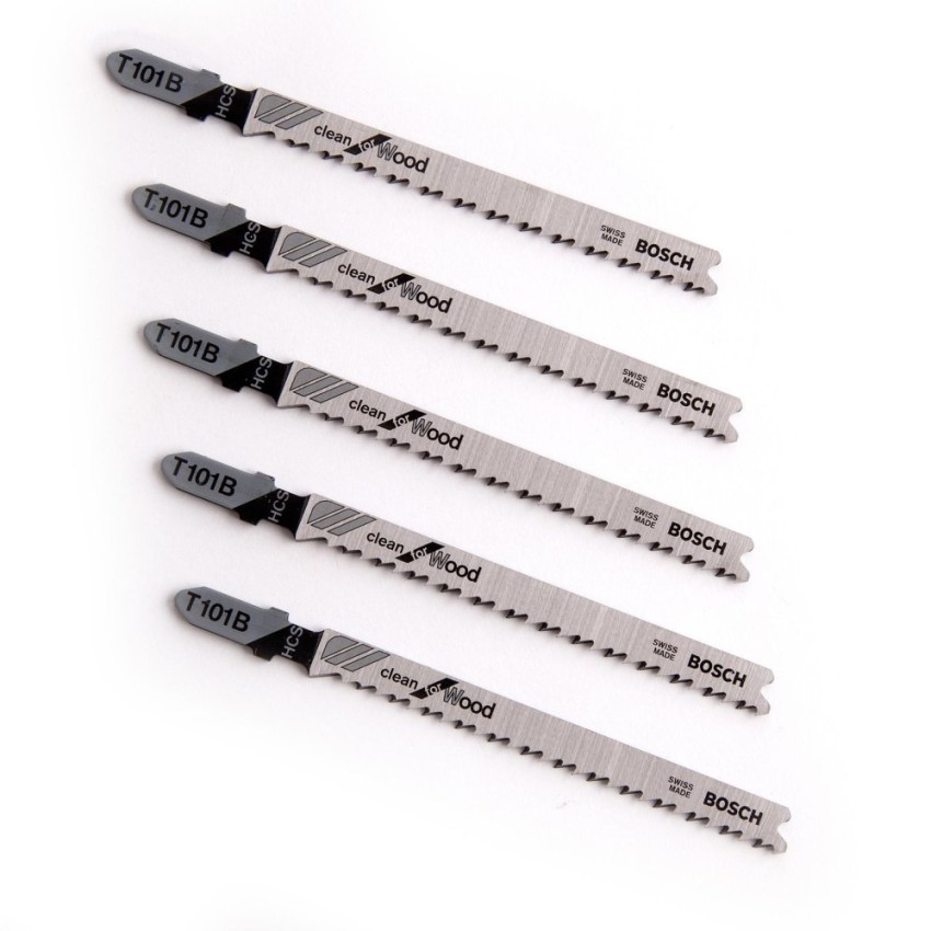 Bosch T101B Jigsaw Blades HCS Clean for Wood (5pcs) | Shopee Philippines