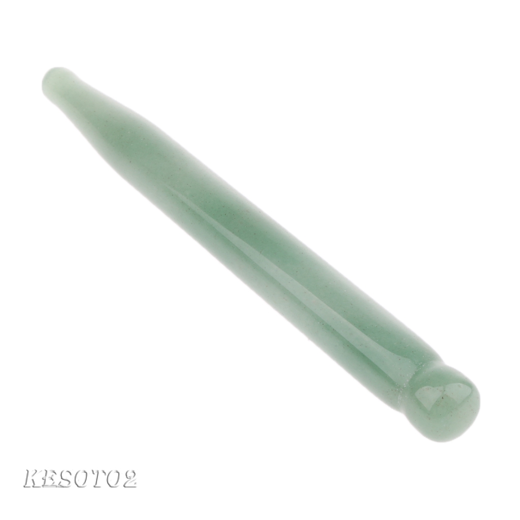 Natural Jade Massage Stick Acupressure Massager Guasha Tool Reflexology ...