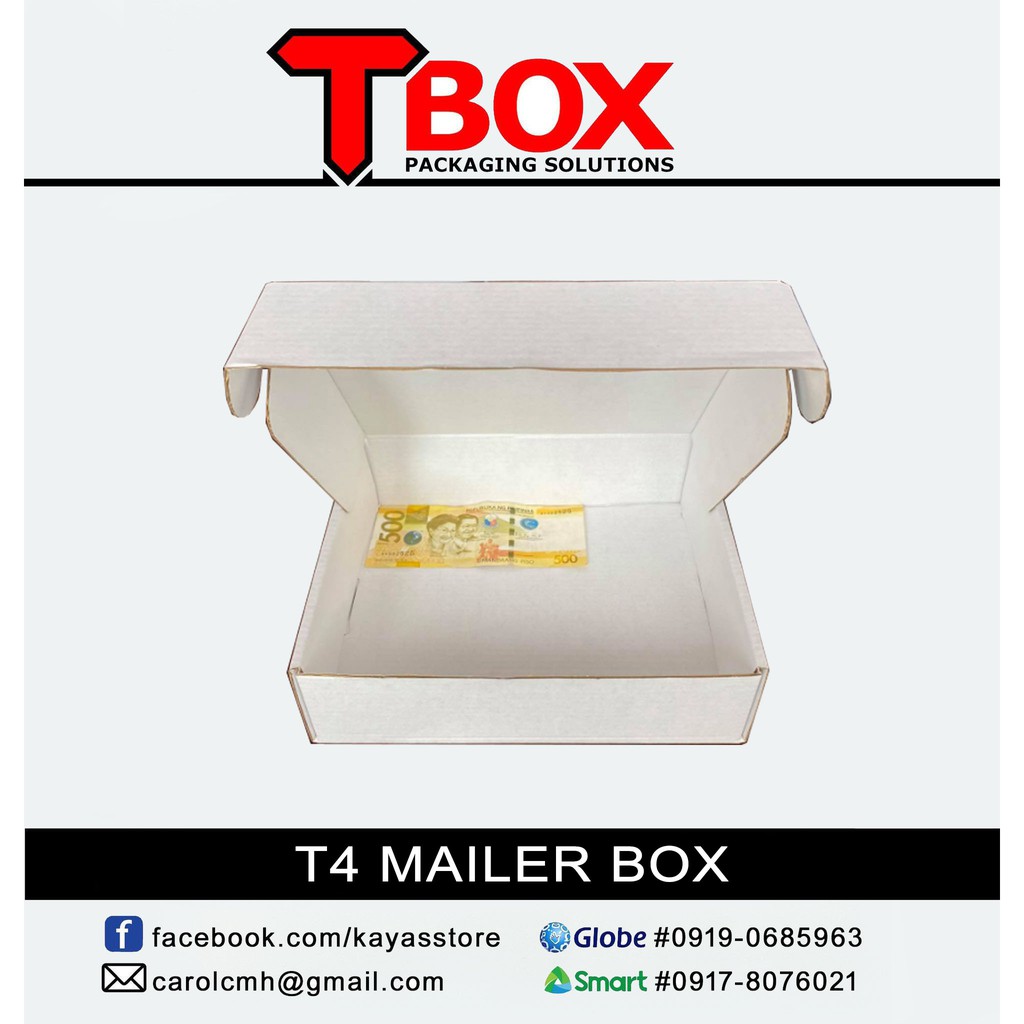 5PCS | ON HAND Carton box PINK/ WHITE | BLACK/Kraft Mailer Corrugated ...