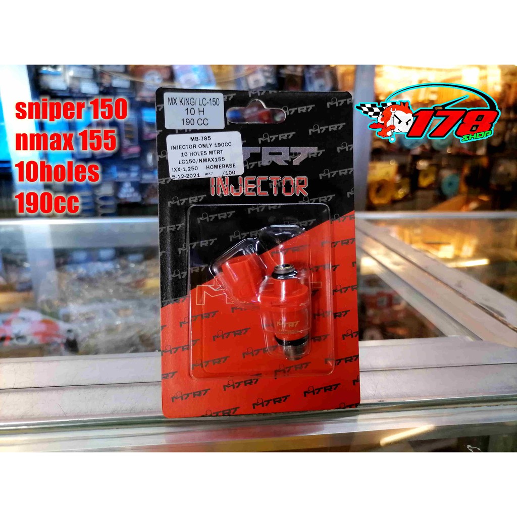 MTRT injector sniper 150 nmax 155 12holes 190CC | Shopee Philippines