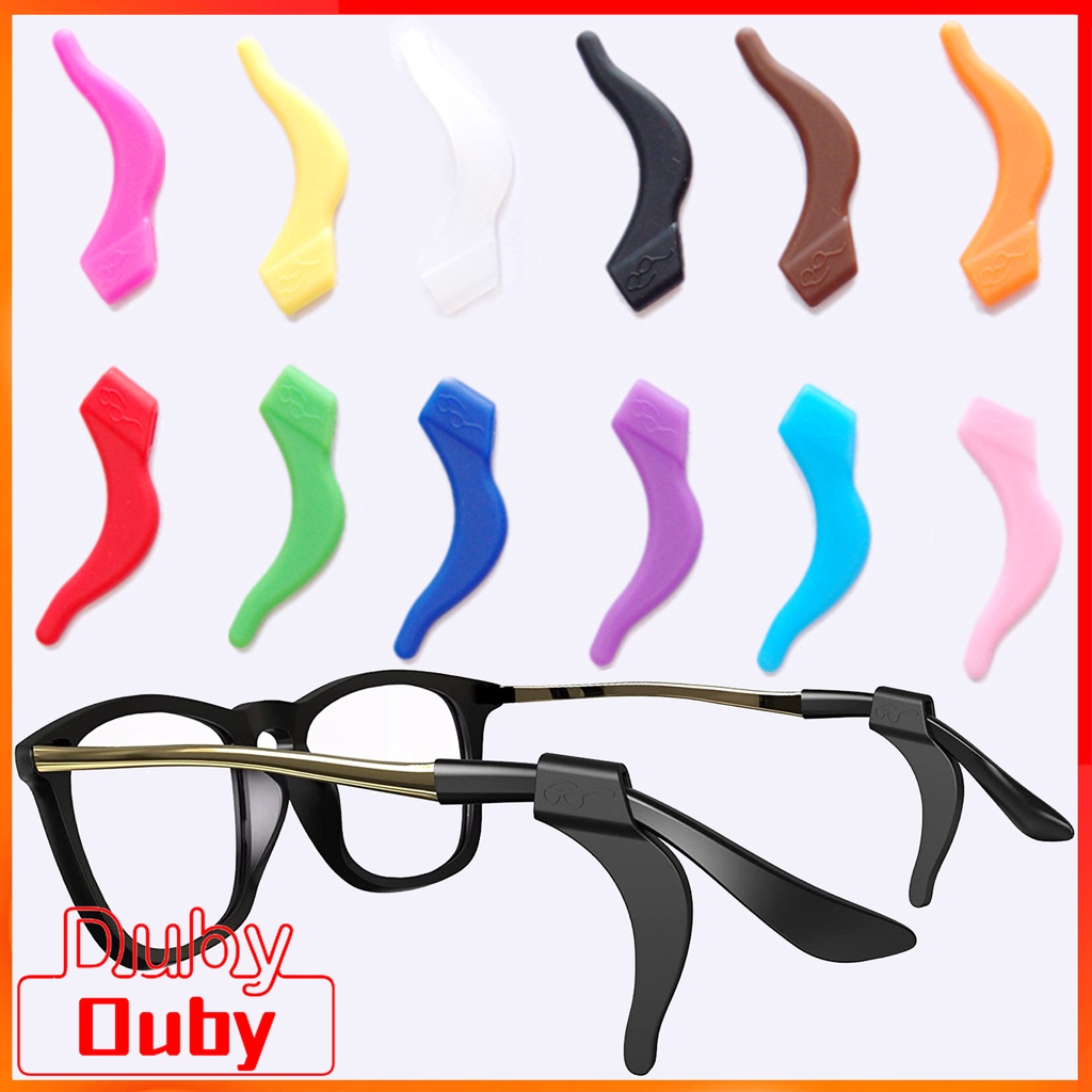 1Pair Eyeglass Strap Holder Silicone Anti-slip Glasses Accessories Ear ...