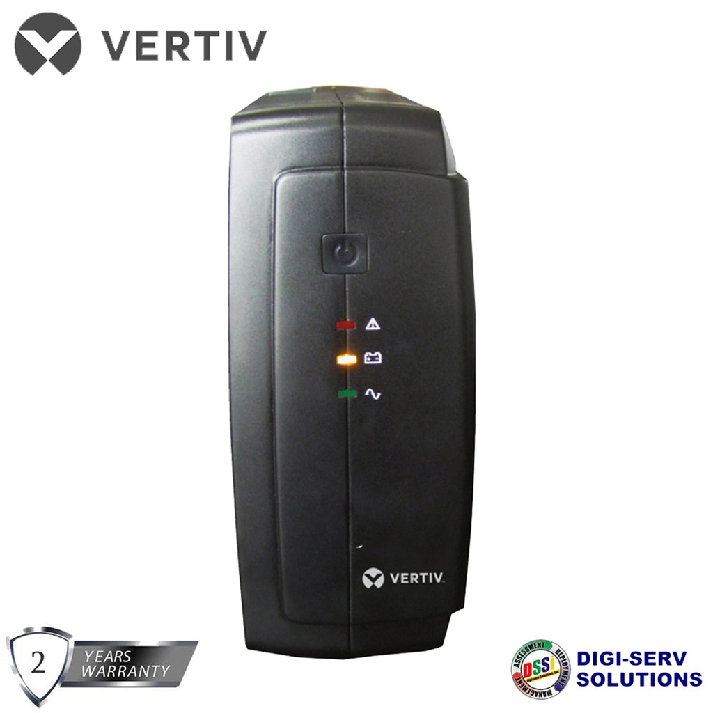 Liebert Vertiv PSA850-SOHO 850VA UPS with USB Port Mobile Charger Space for Large Power Plug ...