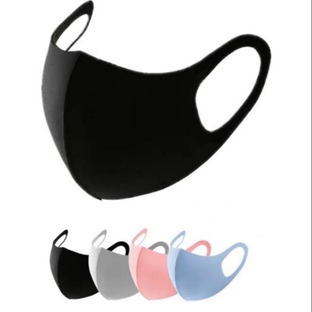 Washable Pita Mask Black and Pastel Colors | Shopee Philippines