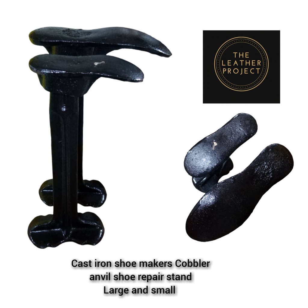 CAST IRON SHOEMAKERS COBBLER ANVIL SHOE REPAIR STAND The Leather ...