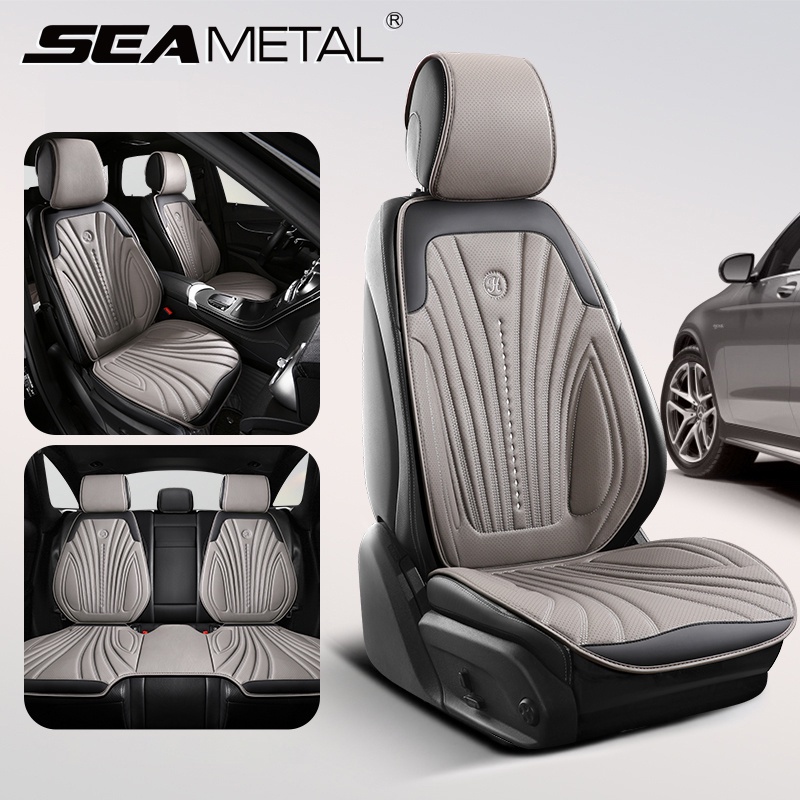 Seametal Pu Leather Car Seat Cover Durable Protector Universal Five