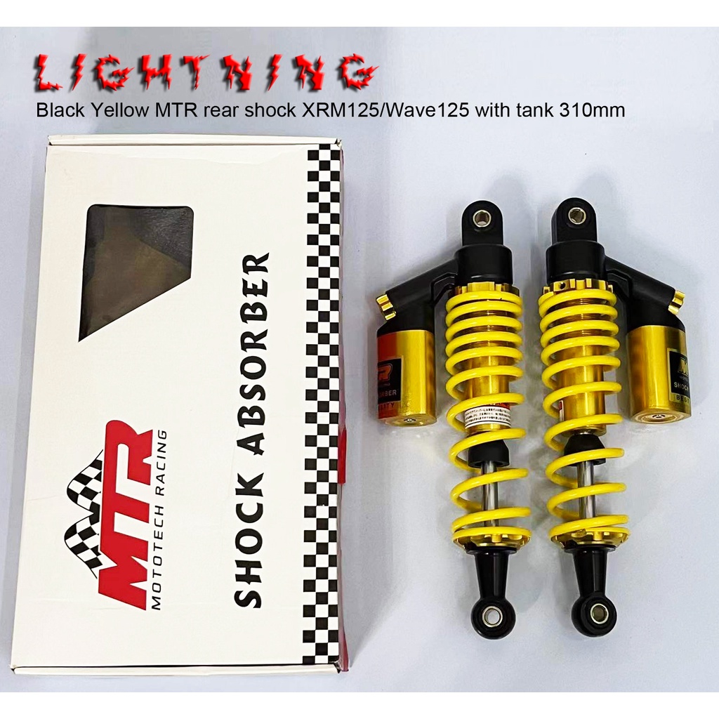 MTR rear shock XRM125Wave125 with tank 310mm | Shopee Philippines