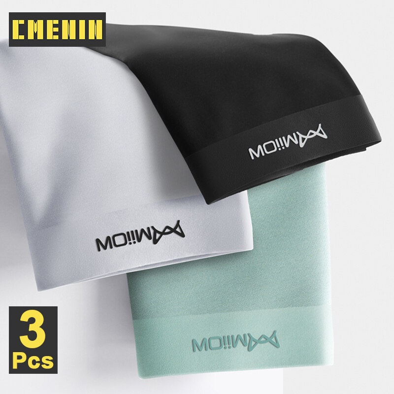 CMENIN MiiOW 3Pcs Organic Cotton Sexy Men Underpants Boxers Shorts Quick Dry Trunks Man ...