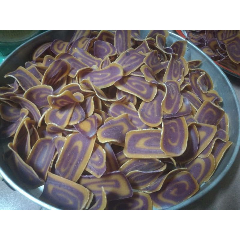 Homemade Pandan/Sweet Potato Cracker Homemade Pandan/Sweet Potato ...