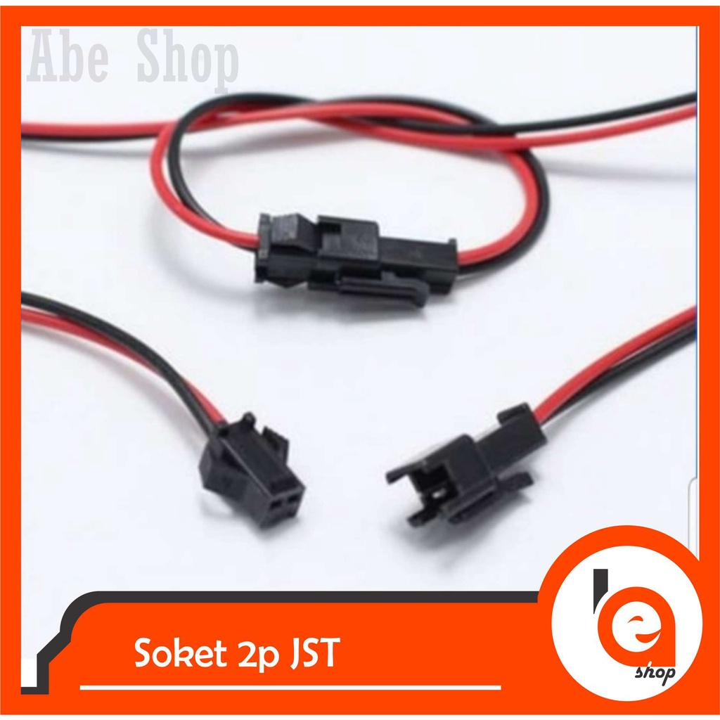 SM 2 Pin DC Connector Socket JST 2 Pin Cable Connection 1 Set | Shopee ...
