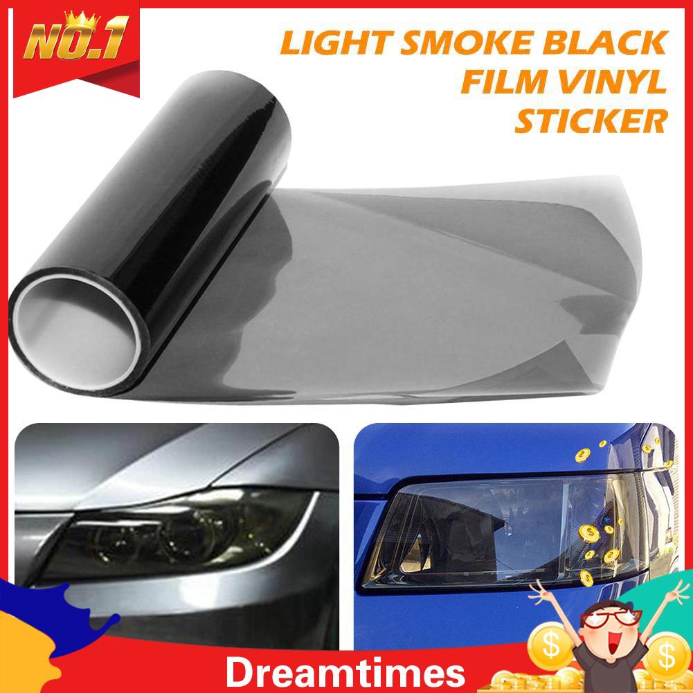 30x150cm Light Smoke Black Car Headlight Tail Light Tint Film Vinyl ...