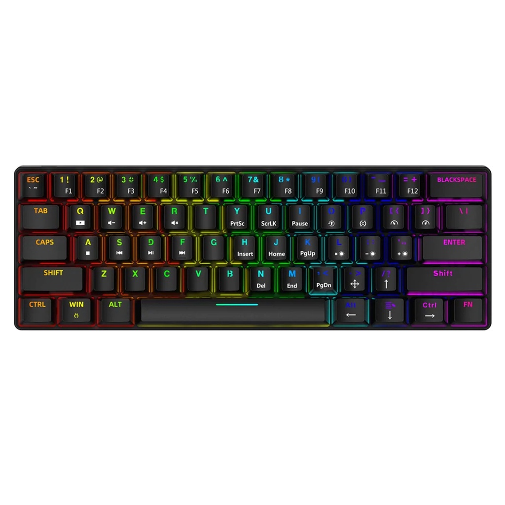 SMART DUCK XS61 60% MECHANICAL KEYBOARD RGB SOFTWARE TYPE C DOUBLESHOT ...