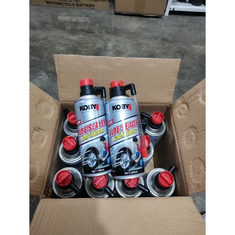 { Full box - Wholesale Price } Koby Tire sealer & Inflator (One Box ...