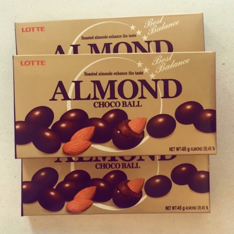 SALE‼️ LOTTE ALMOND CHOCO BALL 46g | Shopee Philippines