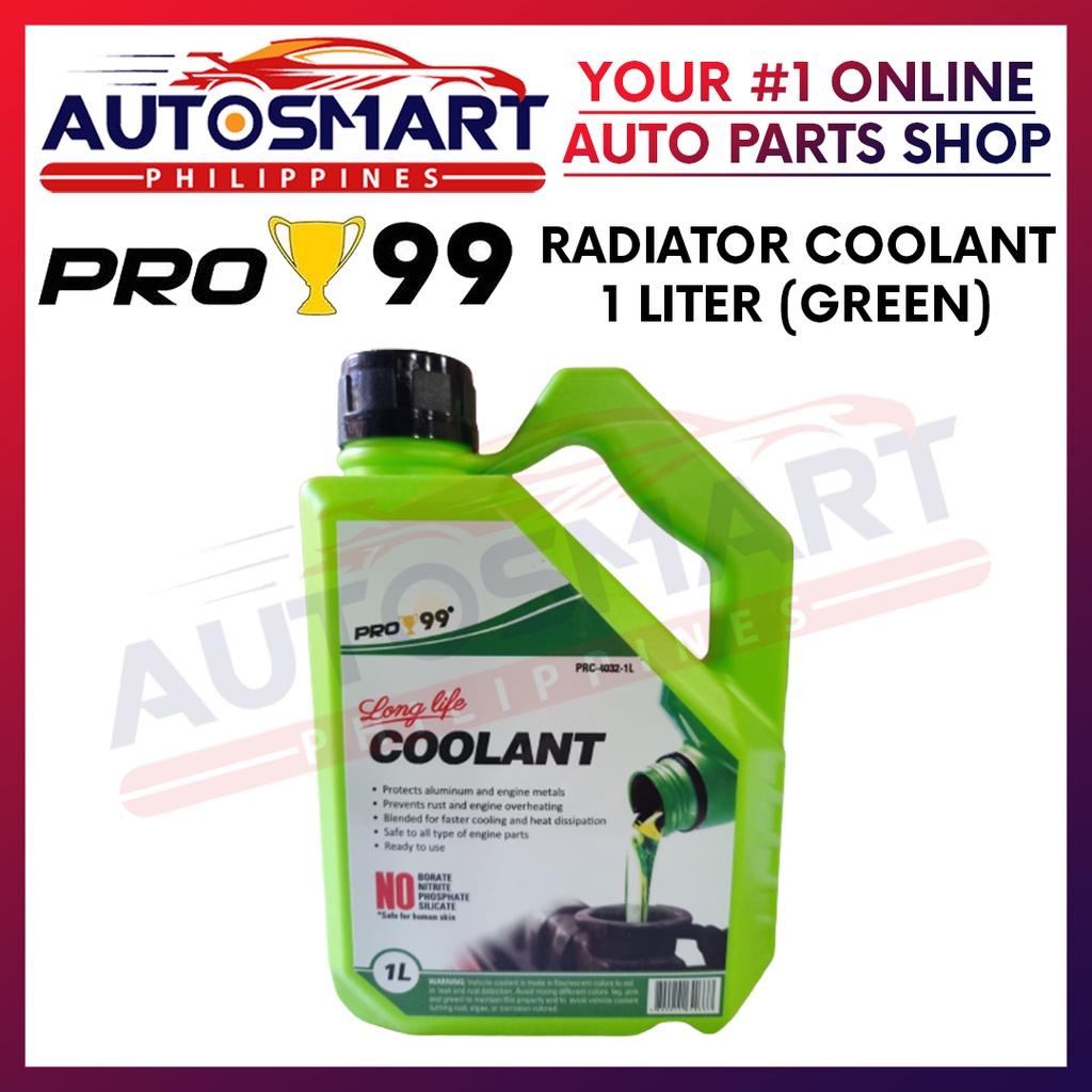 PRO 99 Long Life Coolant Ready to Use 1 Liter (Green) | Shopee Philippines