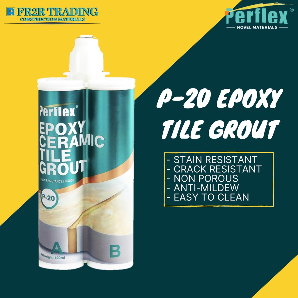 PERFLEX EPOXY TILE GROUT 400ML WITH FREE NOZZLE | Shopee Philippines