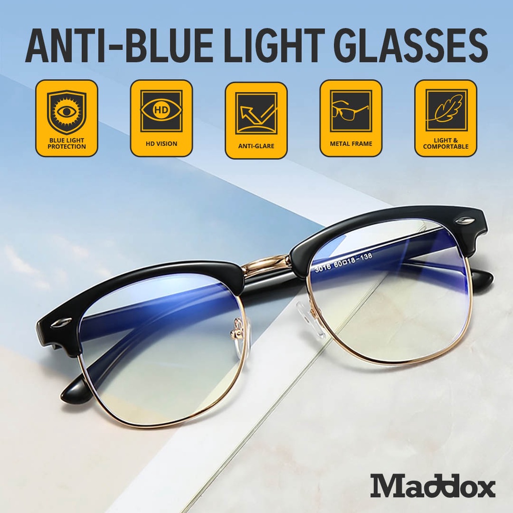 Maddox Blake Classic Anti Blue Light Anti Radiation Eyewear for Women ...