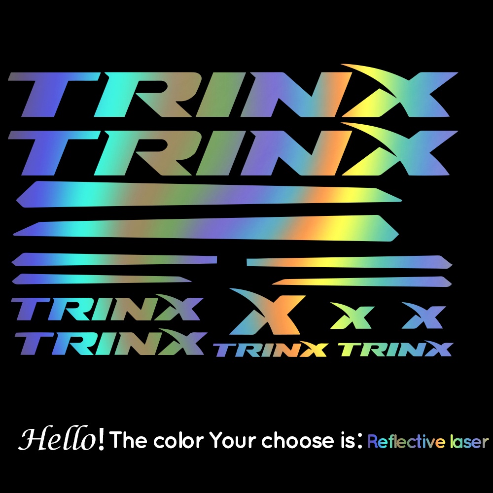 TRINX Bike Design Vinyl Stickers Decal For Mountain Bicycle Frame ...