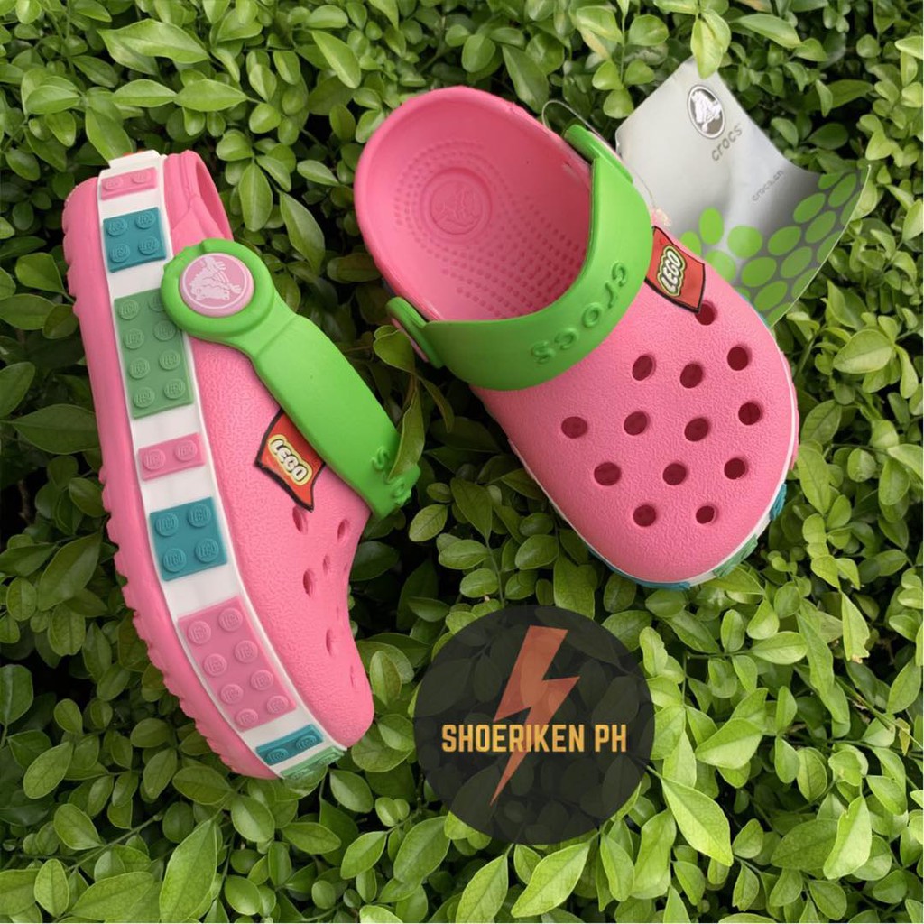 Crocs Lego Clogs Sandals for kids | Shopee Philippines