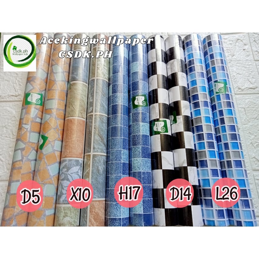 Csdk.ph wallpaper pvc matte high quality rubberized water proof tiles ...