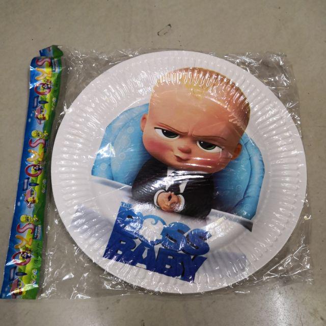 Boss baby (plate/cup/ banderitas) | Shopee Philippines