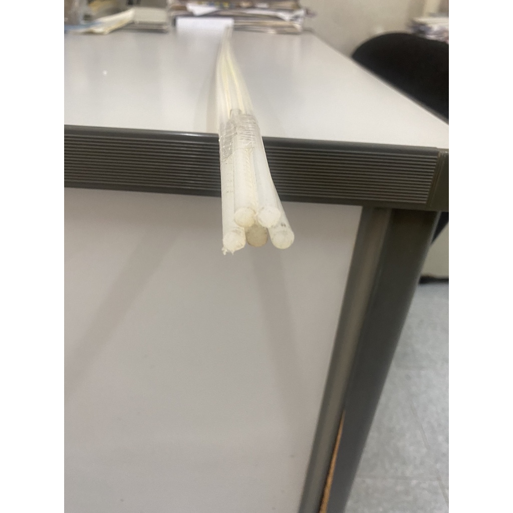 5 pcs ERTALON® 6 SA size 6mm diameter x 1 meter Nylon 6SA Ivory FOOD ...