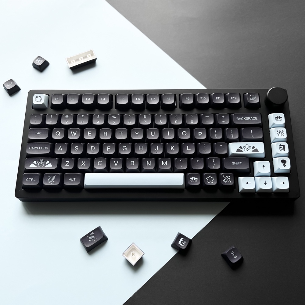 Comet Keycaps 132 Keys XDA Profiles PBT Dye-Sublimation For Keyboard ...