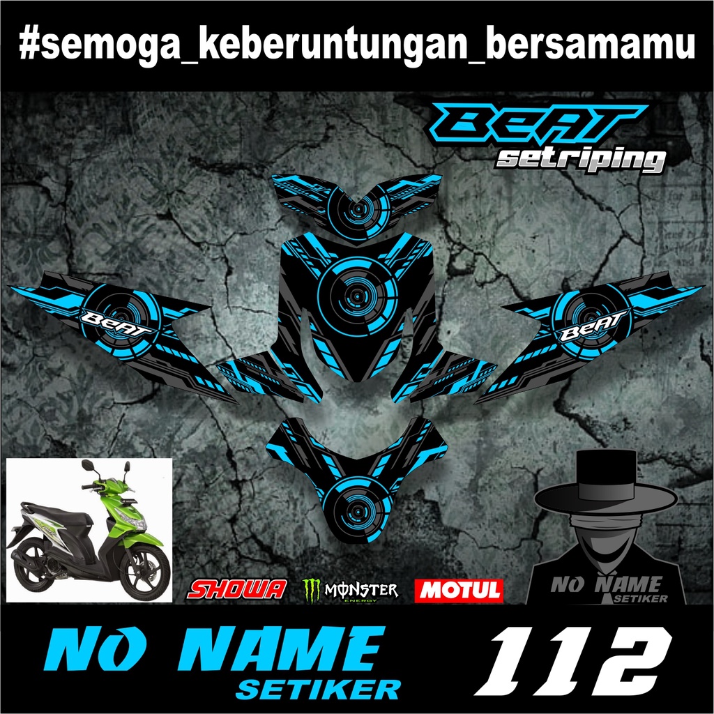 Striping Beat Carburetor 2008 2009 2010 2011 2012 (112) full body ...