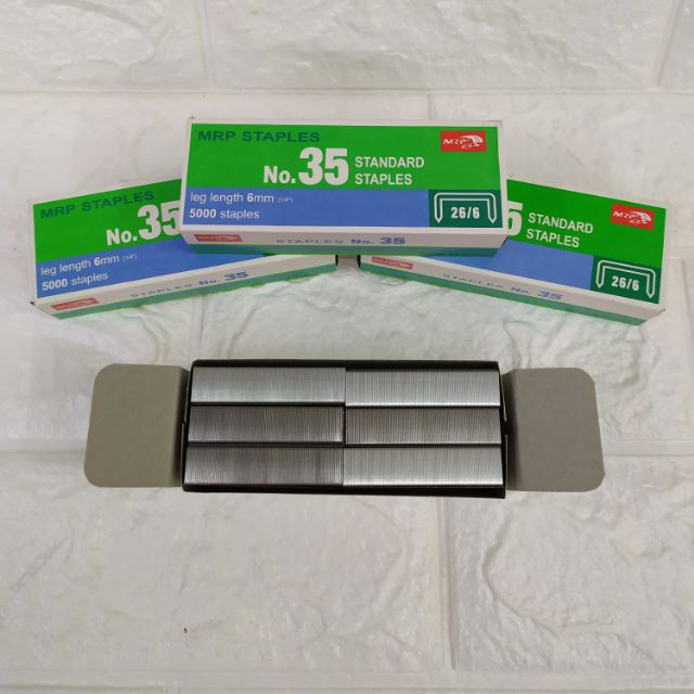 MRP STAPLES NO.35 Standard STAPLE WIRE | Shopee Philippines