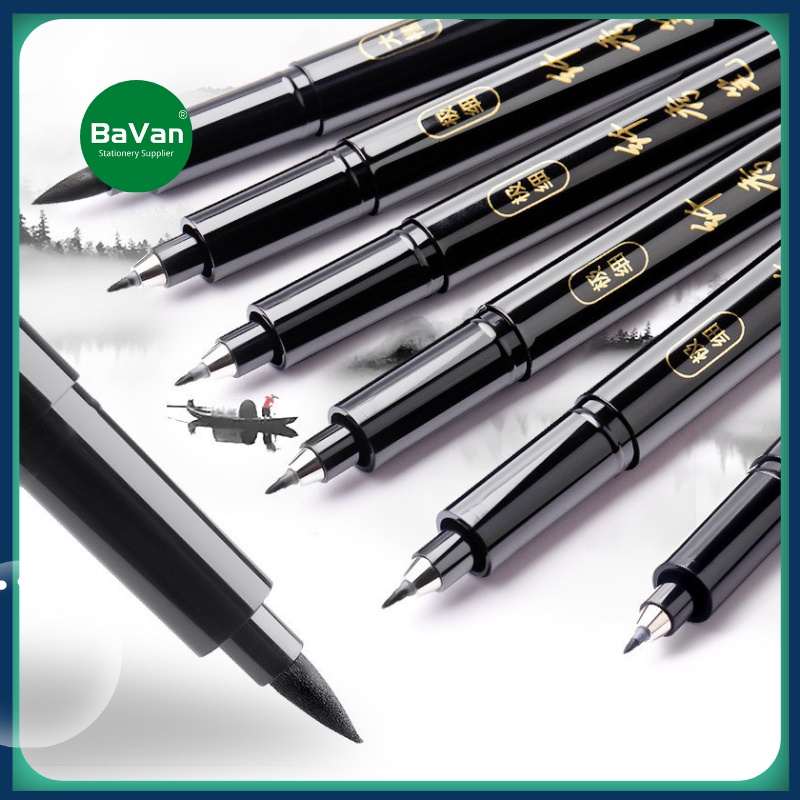 BaVan Calligraphy Pen Hand Lettering Pens Brush Lettering Pens Markers ...